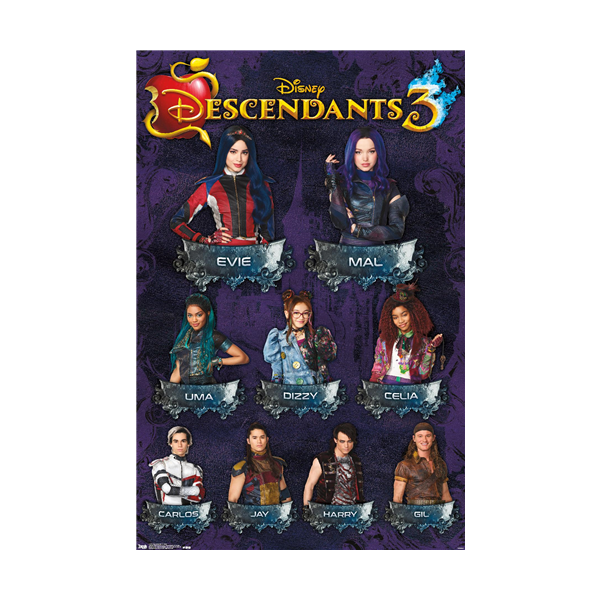Trends International Disney Descendants 3 - Grid Wall Poster