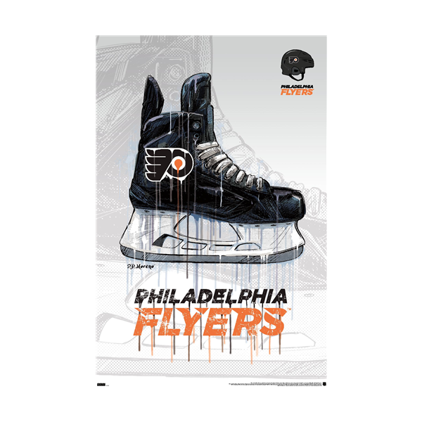 Trends International NHL Philadelphia Flyers - Drip Skate 2021 Poster