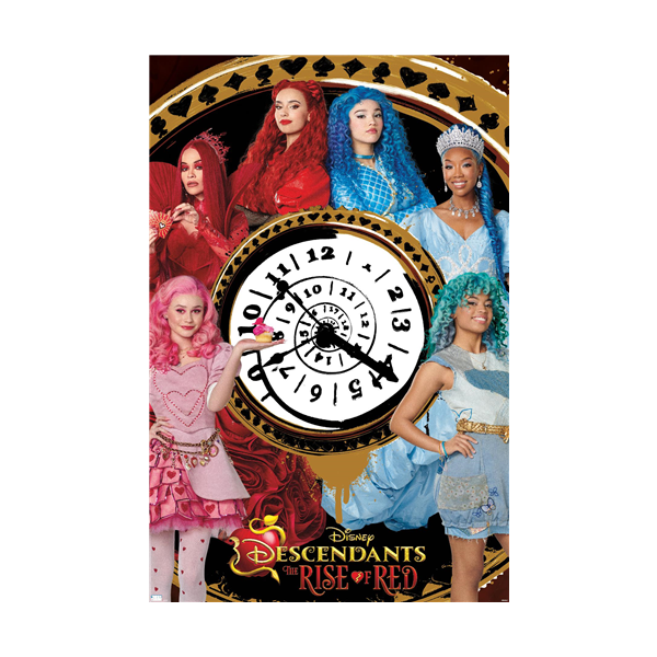 Trends Disney Descendants: The Rise of Red - Group Poster