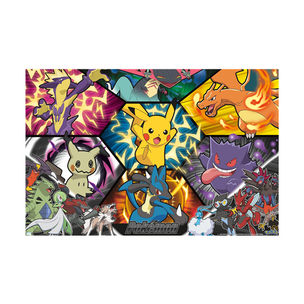 Trends Pokémon: Battle Art - Group Poster
