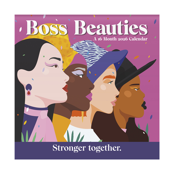 DateWorks 2026 Boss Beauties Wall Calendar