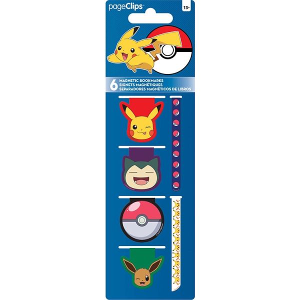 Trends International Pokémon Magnetic Page Clip Bookmarks