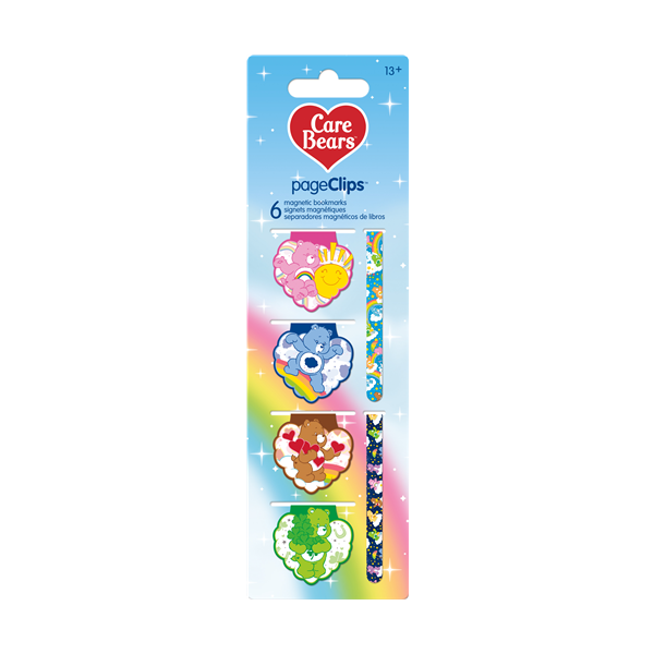 Trends International Care Bears Magnetic Page Clips 6-pack