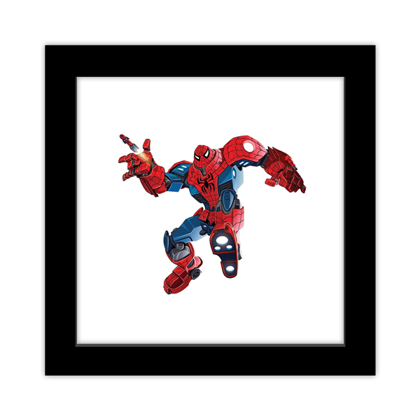 Gallery Pops Marvel Avengers Mech Strike - Spider-Man Mech Suit Framed ...