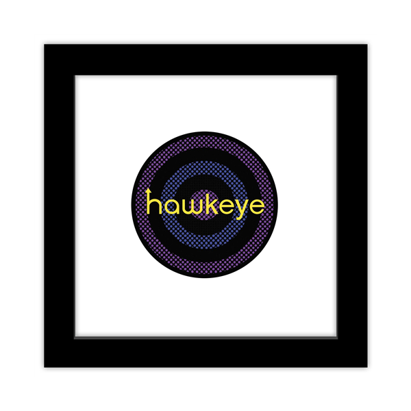 Gallery Pops Marvel Hawkeye - Bullseye Logo Framed Art Print