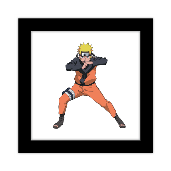 Gallery Pops Naruto Shippuden - Naruto Uzumaki Fighting Pose Framed Art ...