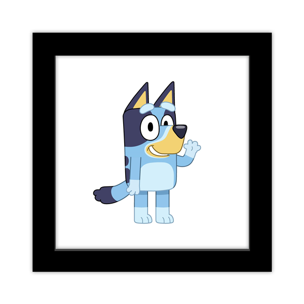 Gallery Pops Bluey - Bluey Waving Framed Art Print