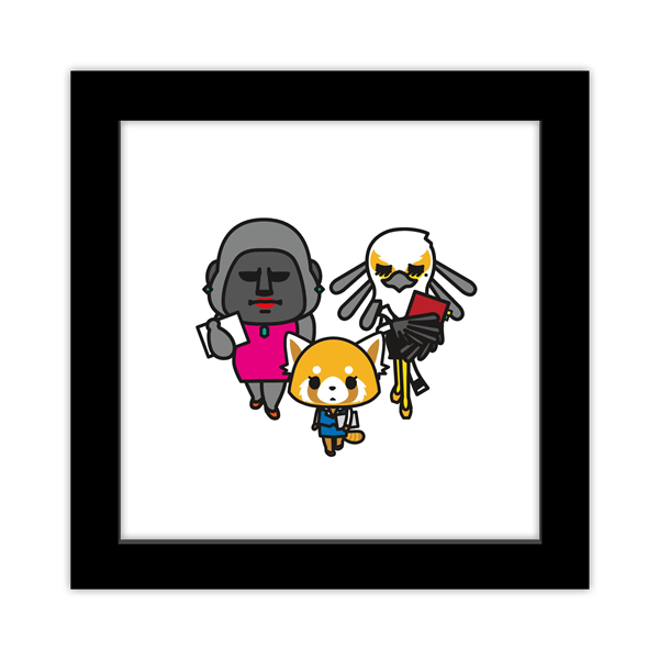 Gallery Pops Sanrio Aggretsuko - Gori Washimi Restsuko Group Framed Art ...