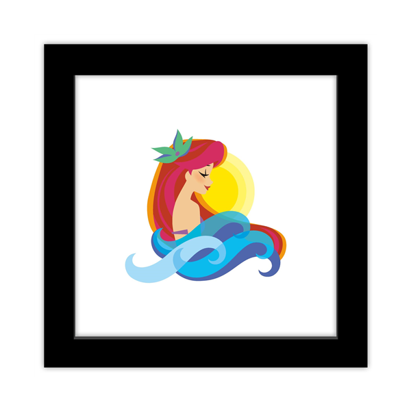 Gallery Pops Disney The Little Mermaid - Ariel Waves Framed Art Print