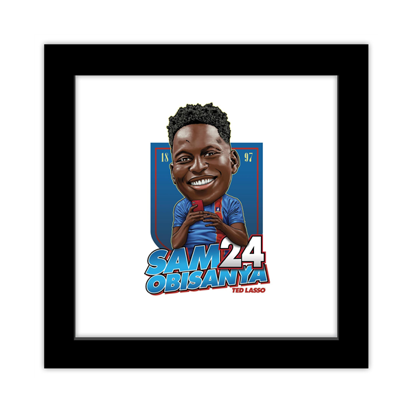 Gallery Pops Ted Lasso - Sam Obisanya Bobblehead Framed Art Print