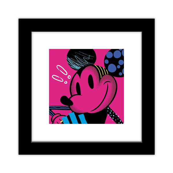 Gallery Pops Disney Mickey and Friends - Hi-Lighter Mickey Framed Art Print