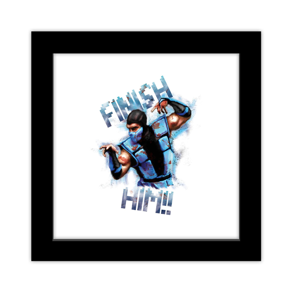 Gallery Pops Mortal Kombat - Sub-Zero Finish Him Framed Art Print