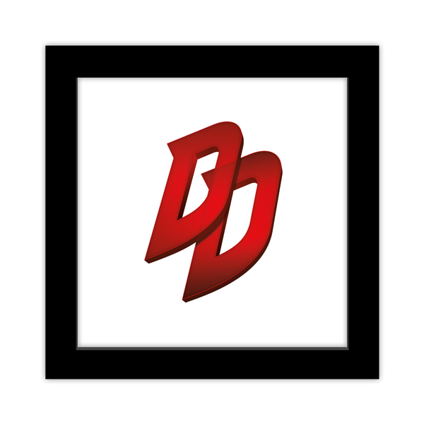 Gallery Pops Marvel Comics Daredevil - DD Symbol Framed Art Print