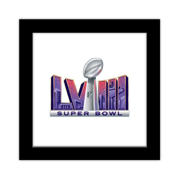 Gallery Pops NFL Super Bowl LVIII - Logo Framed Art Print
