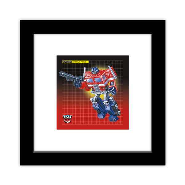 Gallery Pops Hasbro Transformers - Optimus Prime Retro Framed Art Print
