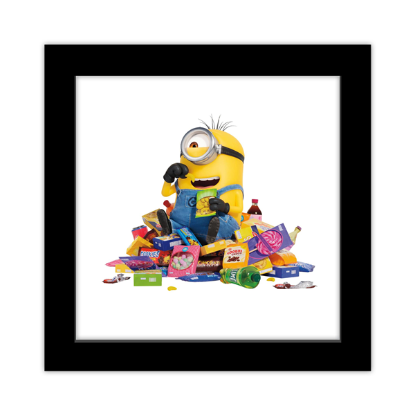 Gallery Pops Despicable Me 4 - Snack Time Pile Framed Art Print