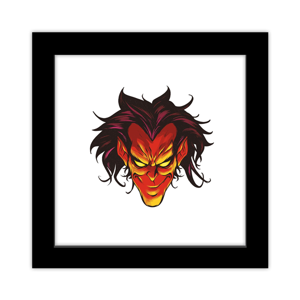 Gallery Pops Marvel Comics Strange Tales - Mephisto Mask Framed Art Print