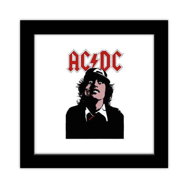 Gallery Pops AC/DC - Angus Young Graphic Framed Art Print
