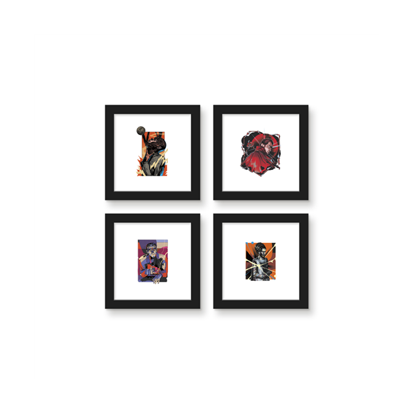 Gallery Pops Universal Monsters - Smithe One Bundle (4-Pack) Framed ...