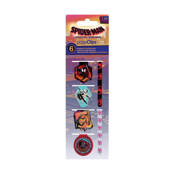 Trends International Marvel Spider-Man: Across the Spider-Verse Magnetic Page Clips (6-Pack)