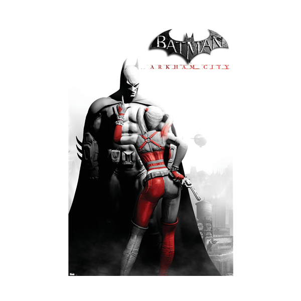 Trends International DC Comics VIdeo Game Arkham City Key Art Wall Poster
