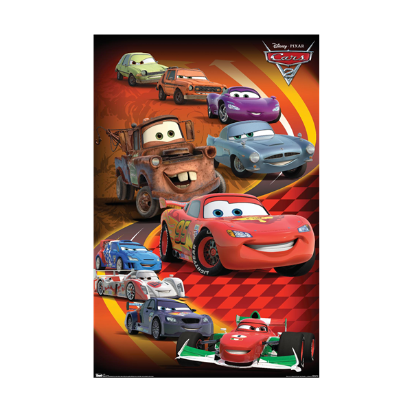 Trends International Disney Pixar Cars 2 - Group Wall Poster