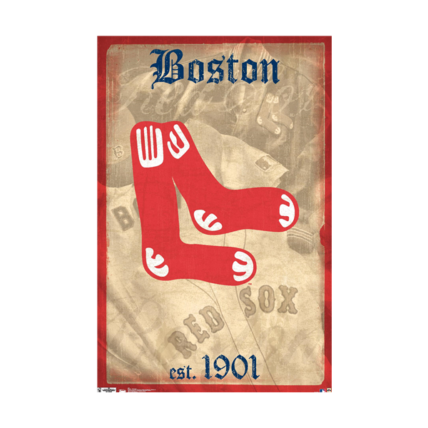 Trends International MLB Boston Red Sox - Retro Logo 14 Wall Poster
