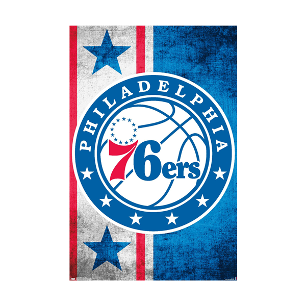 Trends International NBA Philadelphia 76ers - Logo 15 Wall Poster