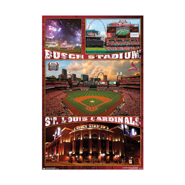 Trends International MLB St. Louis Cardinals - Busch Stadium 16 Wall Poster