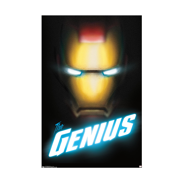 Trends International Marvel Comics - Iron Man - Genius 24x36 Wall Poster