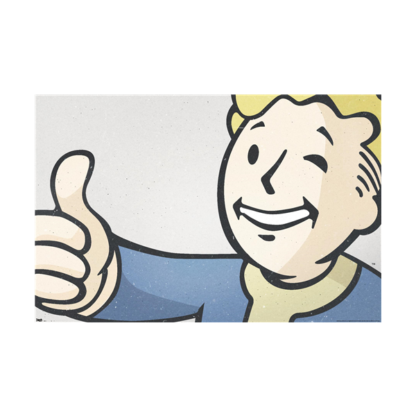 Trends Fallout 4 - Vault Boy - Thumbs Up Closeup Poster