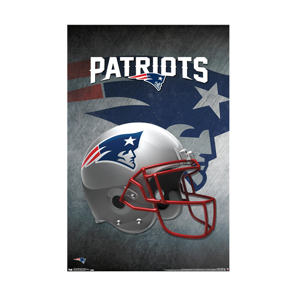 Trends International NFL New England Patriots - Helmet 16 Wall Poster