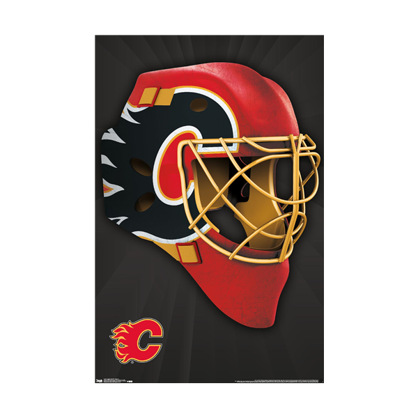 Trends International NHL Calgary Flames - Mask 16 Wall Poster