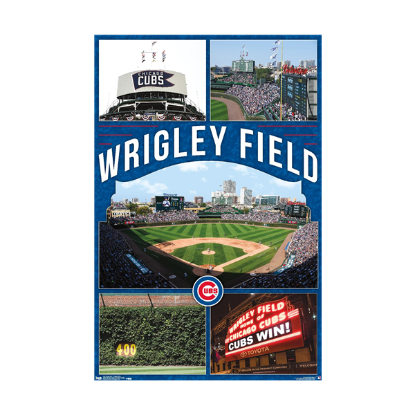 Trends International Mlb Chicago Cubs Wrigley Field 17 Wall Poster