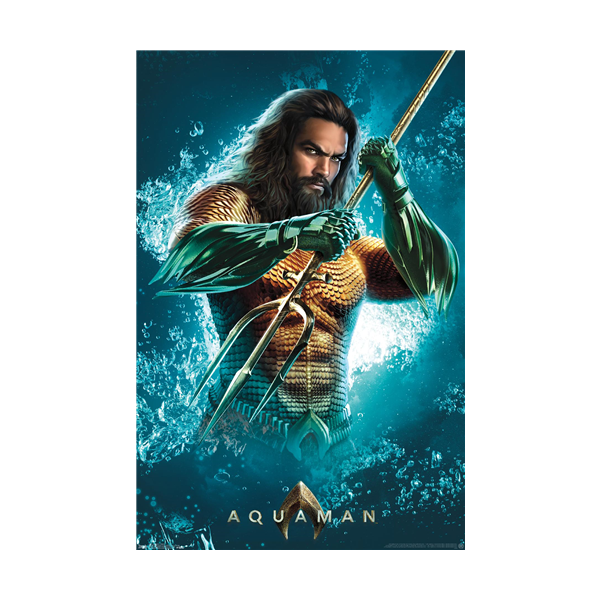 Trends International DC Comics Movie Aquaman Trident Wall Poster