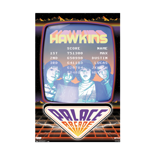 Trends International Netflix Stranger Things: Season 2 - Palace Arcade ...