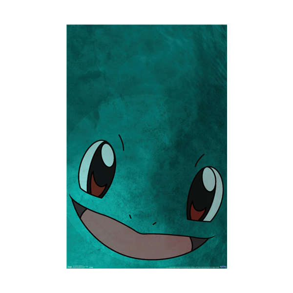 Trends International Pokemon - Squirtle Face Wall Poster