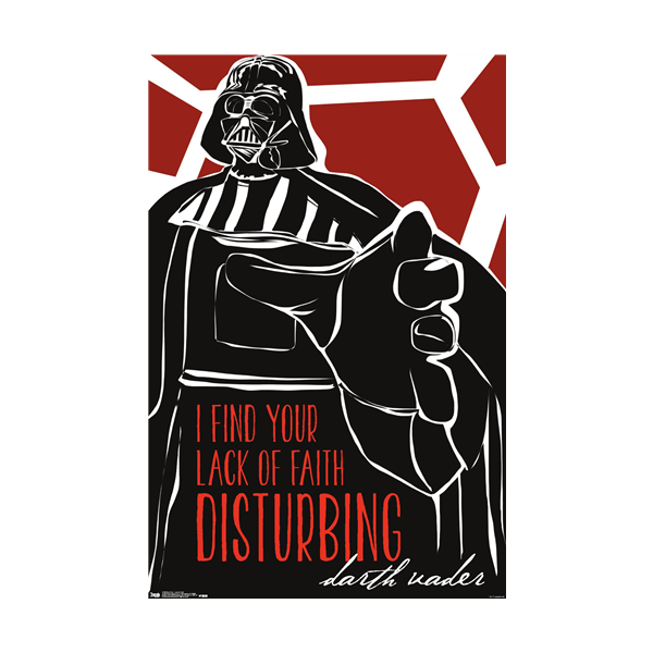 Trends International Star Wars: Saga - Lack of Faith Wall Poster