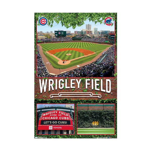 Trends International Mlb Chicago Cubs Wrigley Field 19 Wall Poster