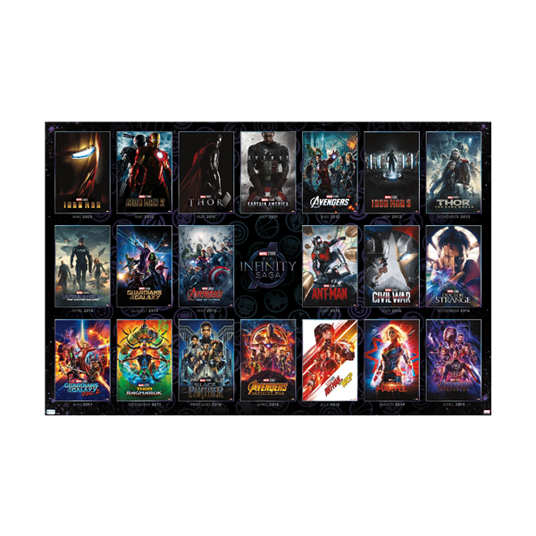 Trends International Marvel Avengers: The Infinity Saga - One Sheet ...