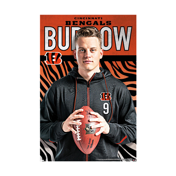 Allposters NFL Cincinnati Bengals - Joe Burrow Pose 20 Poster