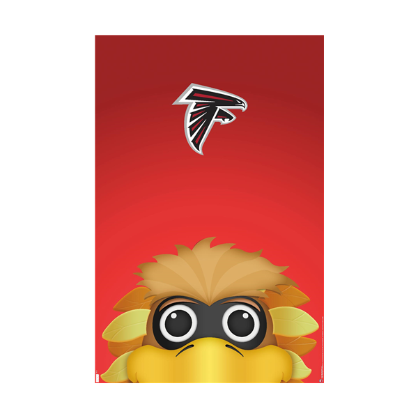 Trends International NFL Atlanta Falcons - S. Preston Mascot Freddie 20 ...