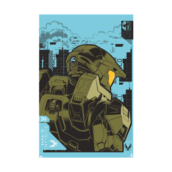 Trends International Halo Infinite - Master Chief Dash Wall Poster