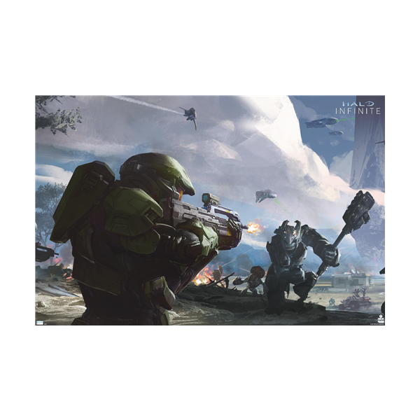 Trends International Halo Infinite - Master Chief Warzone Wall Poster