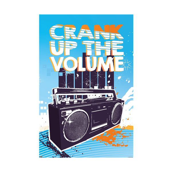 Trends International Music - Crank Up the Volume Wall Poster