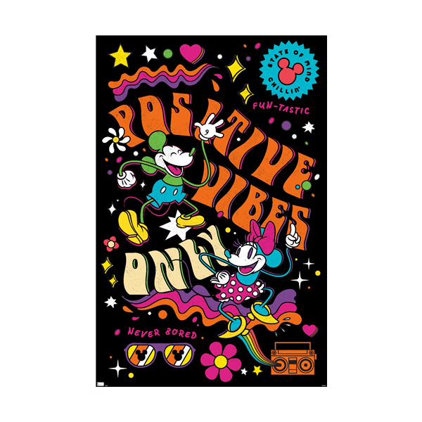 Trends International Disney Mickey Mouse - Positive Vibes Wall Poster