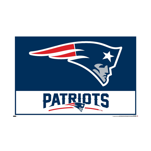New England Pats Logo Patriots New England Poster