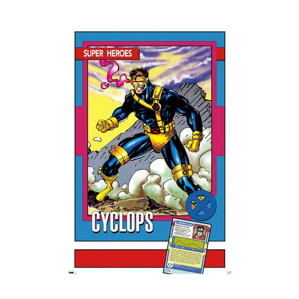 Trends International Marvel Trading Cards - Cyclops Poster