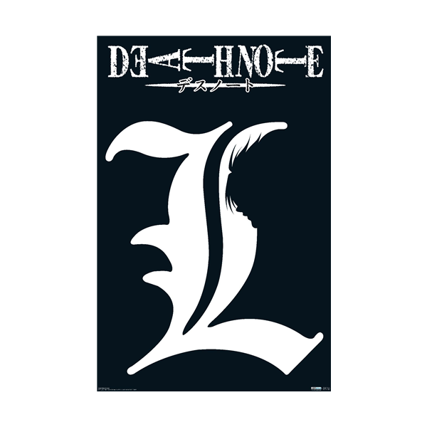 Trends International Death Note - L Symbol Wall Poster