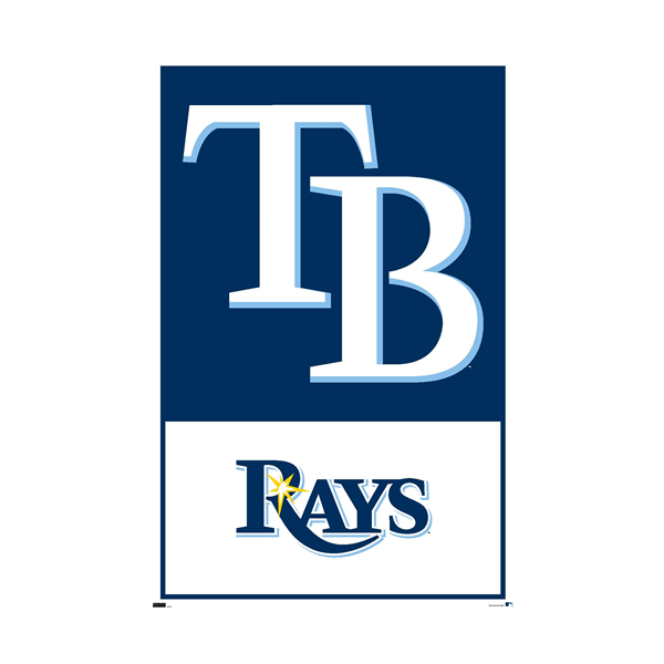 Tb Rays Logo Tampa Bay Rays TB Logo MLB Baseball Team Genuine